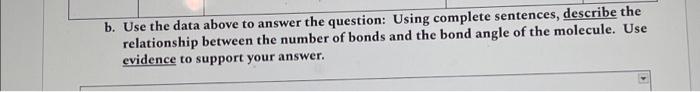 b. Use the data above to answer the question: Using | Chegg.com