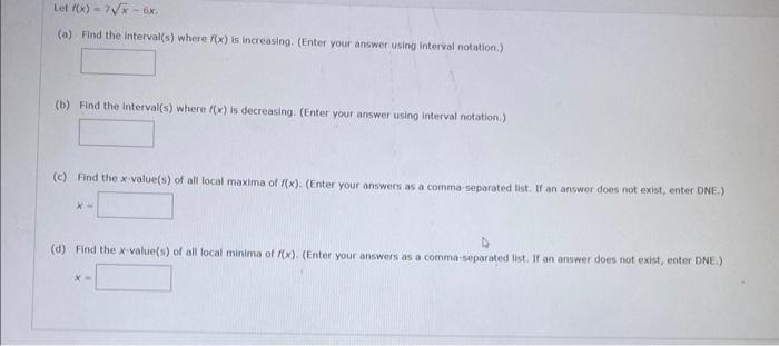 Solved Suppose that f(x)=(x+1)(x−1)2 (a) Find all critical | Chegg.com