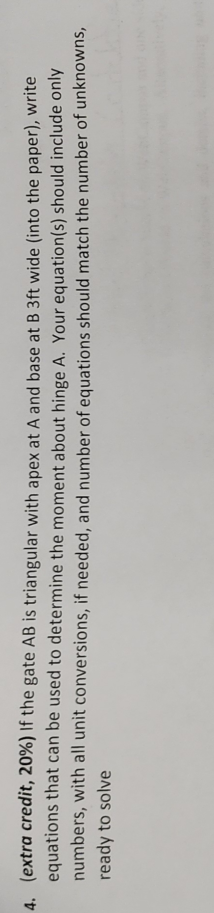 Solved (extra credit, 20% ) ﻿If the gate AB ﻿is triangular | Chegg.com