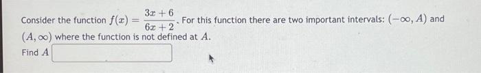 Solved Consider the function f(x)=6x+23x+6. For this | Chegg.com