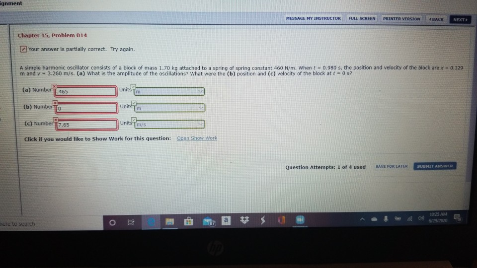 Solved Ignment Message My Instructor Full Screen Printer 