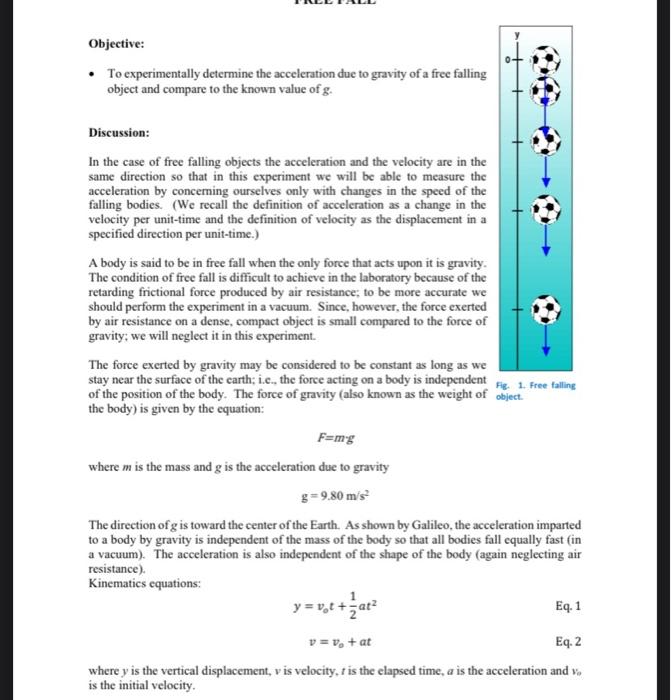 Objective: To experimentally determine the | Chegg.com