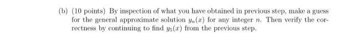 Solved 5. The Picard's iteration method is an important idea | Chegg.com