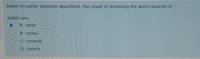Solved Based On Porter Stemmer Algorithms The Result Of