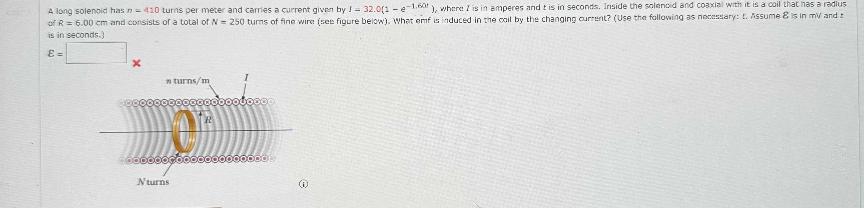 Solved is in seconds.)ε= | Chegg.com