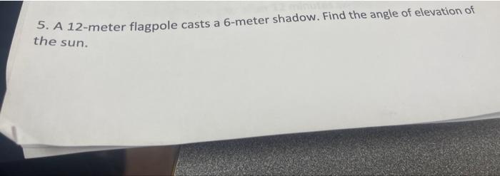 Solved 5. Find the values of the six trig functions 5. A | Chegg.com
