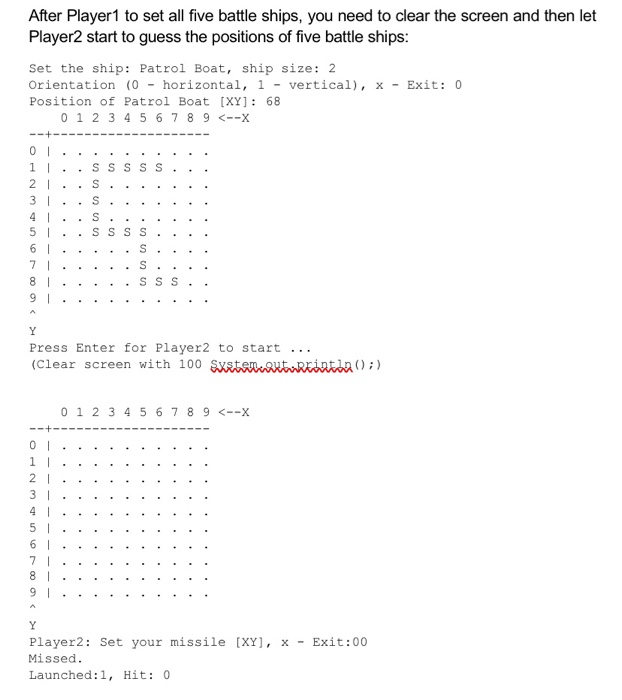 Solved Information on the Battleship Game The game is played | Chegg.com