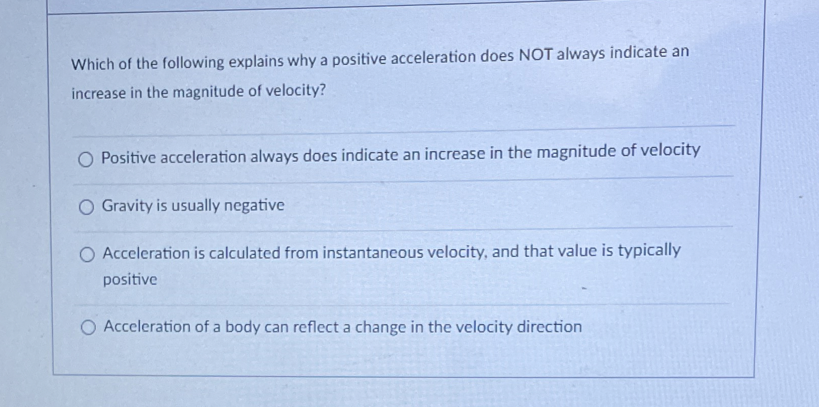Solved Which of the following explains why a positive | Chegg.com