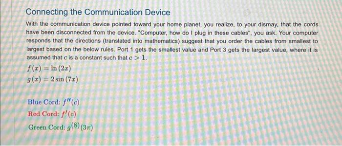 Solved With the communication device pointed toward your | Chegg.com
