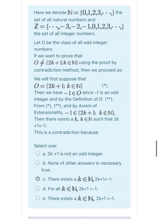 Solved Here we denote N= {0,1,2,3, . ,} the set of all | Chegg.com