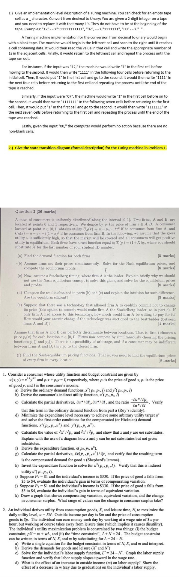 Solved computer science 1.) ﻿Give an implementation level | Chegg.com