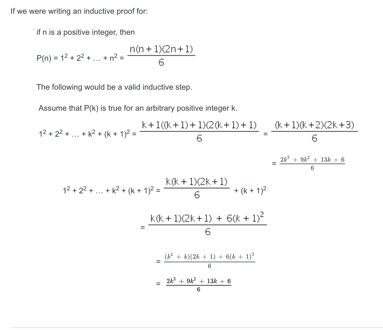 Solved If we were writing an inductive proof for:if n ﻿is a | Chegg.com