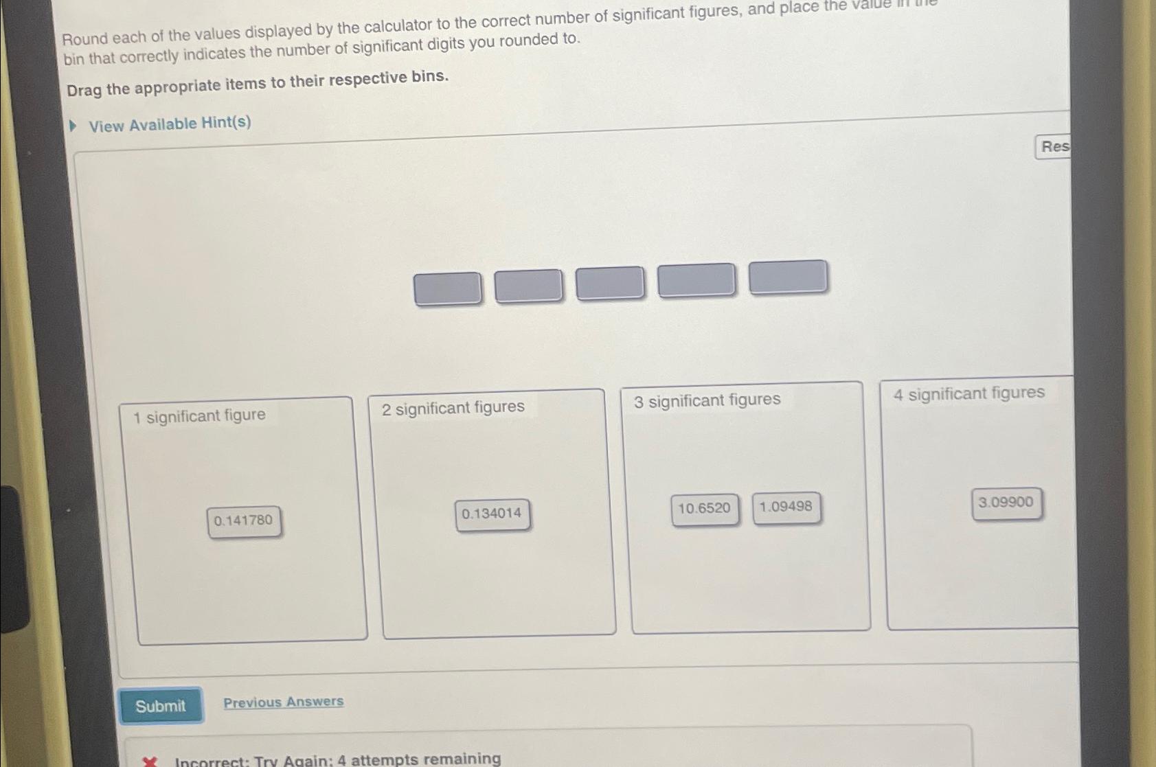 Solved Round each of the values displayed by the calculator | Chegg.com