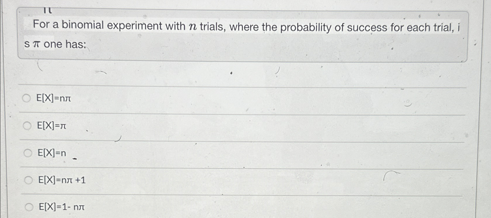 Solved For a binomial experiment with n ﻿trials, where the | Chegg.com
