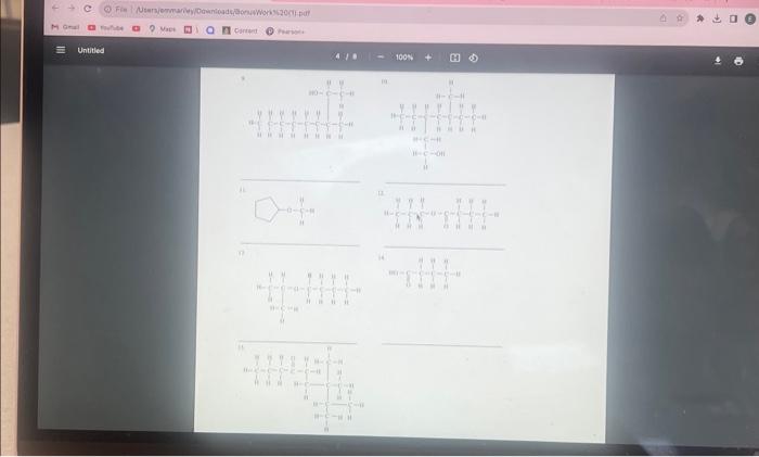 Solved Give the IUPAC names | Chegg.com