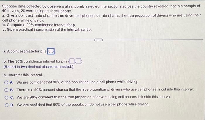 Solved Suppose data collected by observers at randomly | Chegg.com