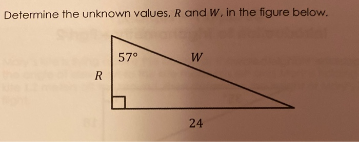 Solved Determine the unknown values, R and w, in the figure | Chegg.com