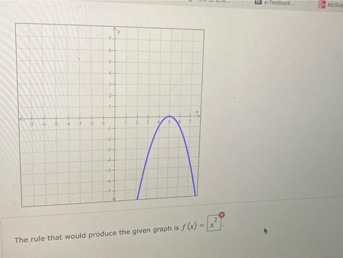 Solved Use transformations on the basic function listed | Chegg.com