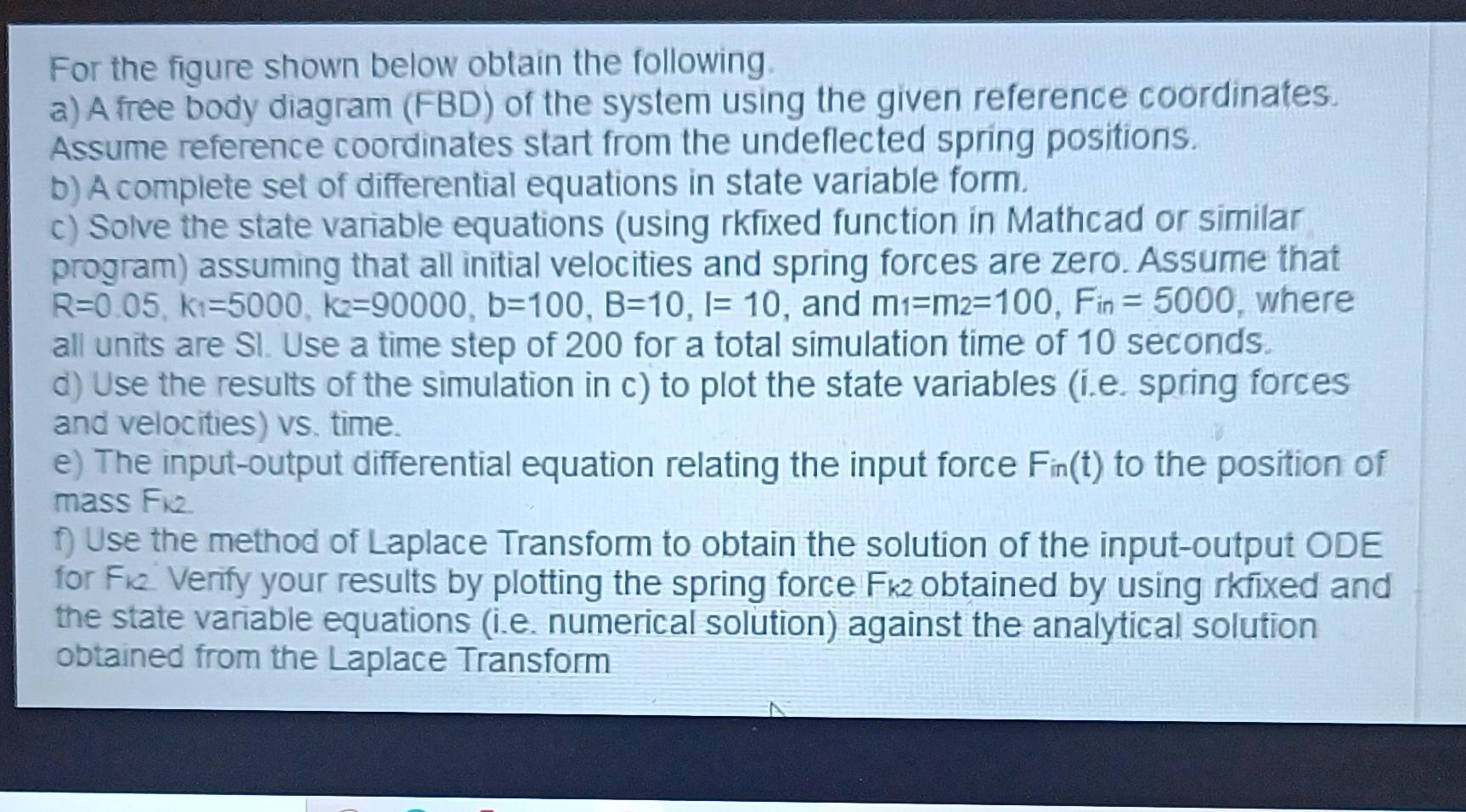 For the figure shown below obtain the following. a) A | Chegg.com