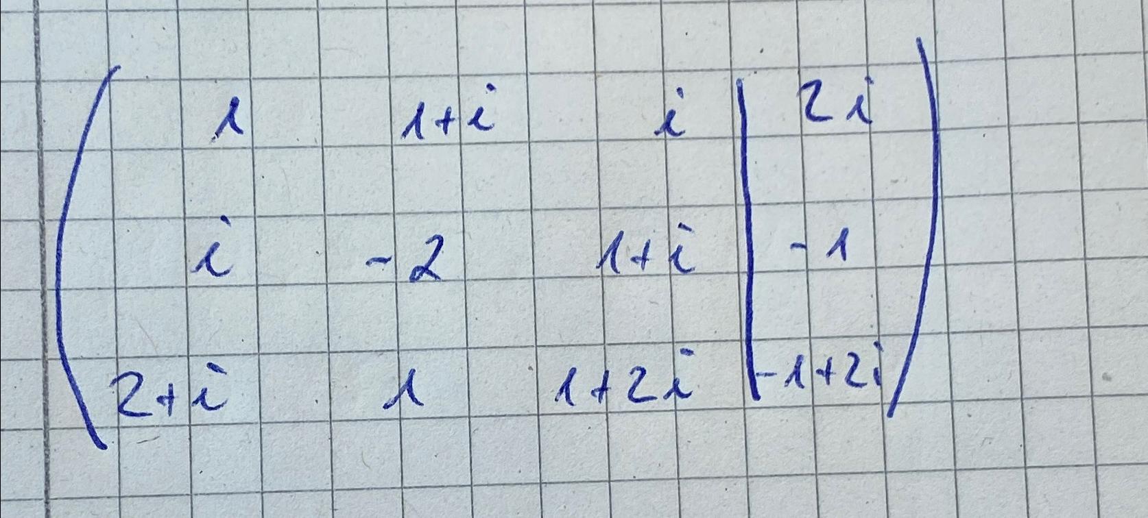Solved Use Gauss to solve the following complex SLE | Chegg.com