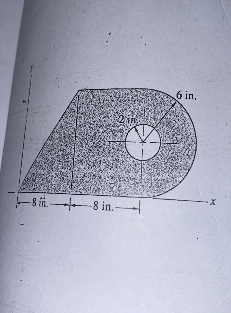 Solved Determine the centroids of the areas | Chegg.com