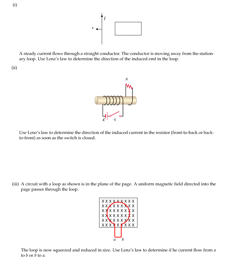 Solved A steady current flows through a straight conductor. | Chegg.com