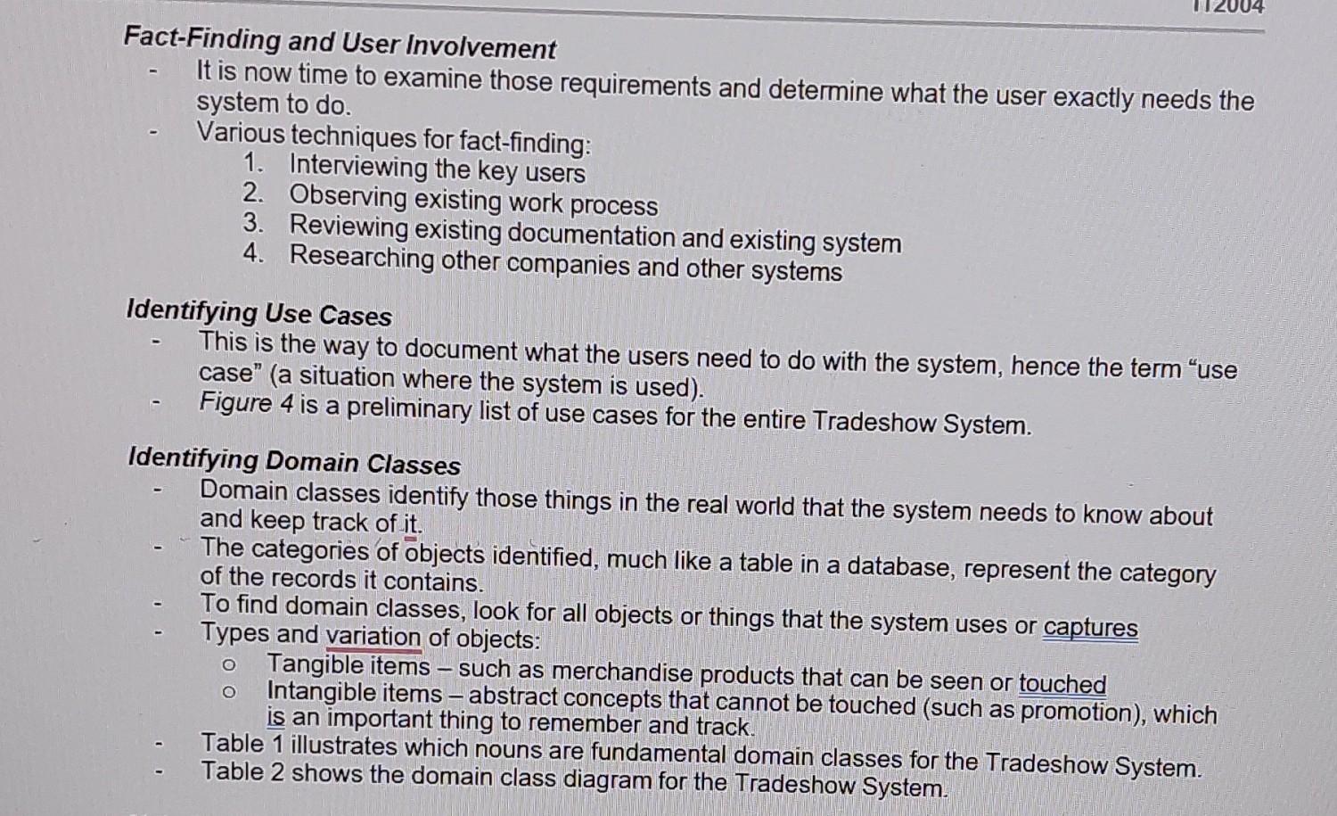 Solved Task No. 2: Based on the list of the system | Chegg.com