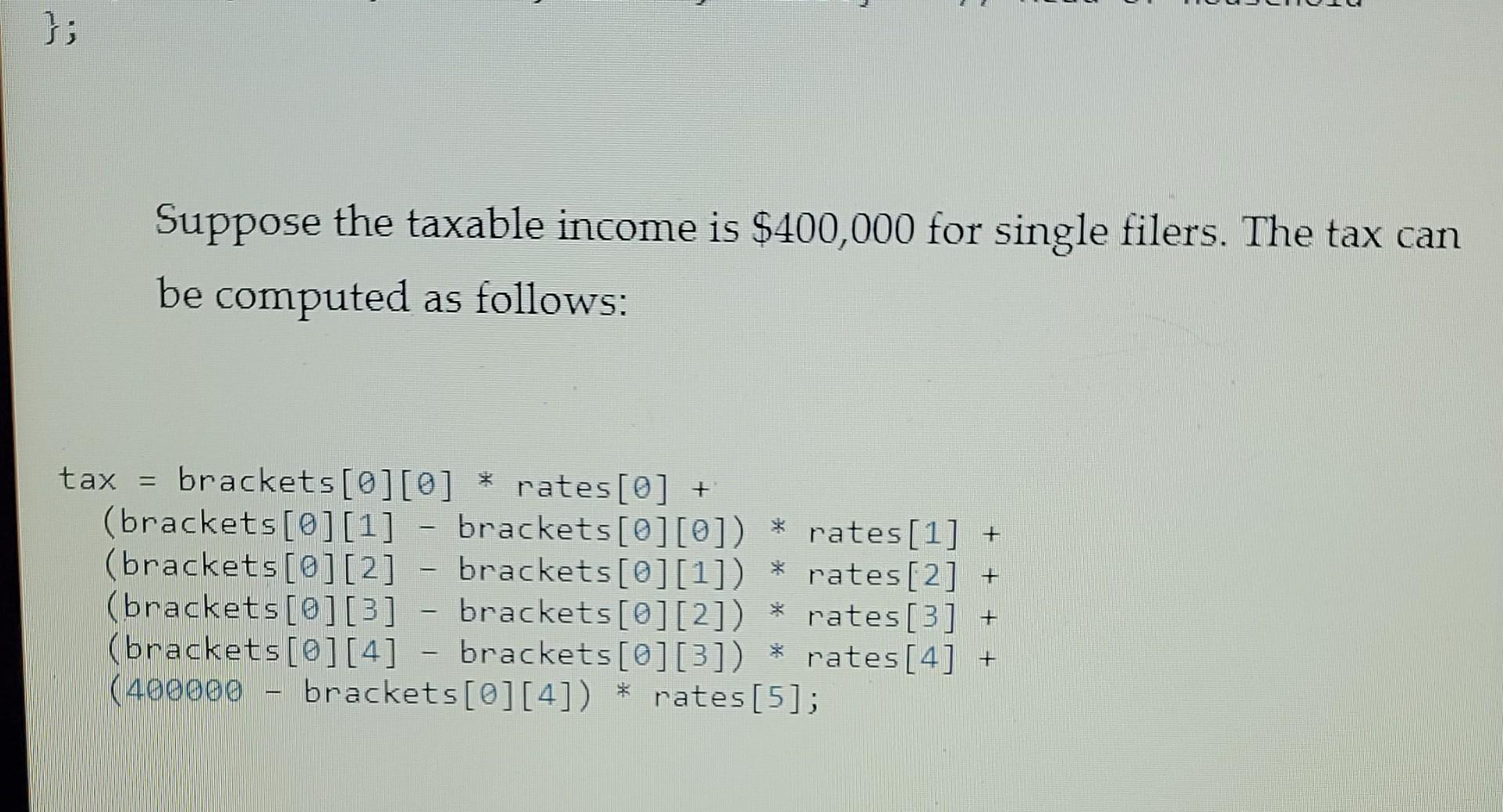 Solved **8.12 (Financial application: compute tax) Rewrite | Chegg.com