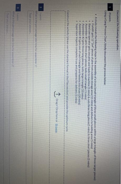 Document the following operation 20 points Using a | Chegg.com