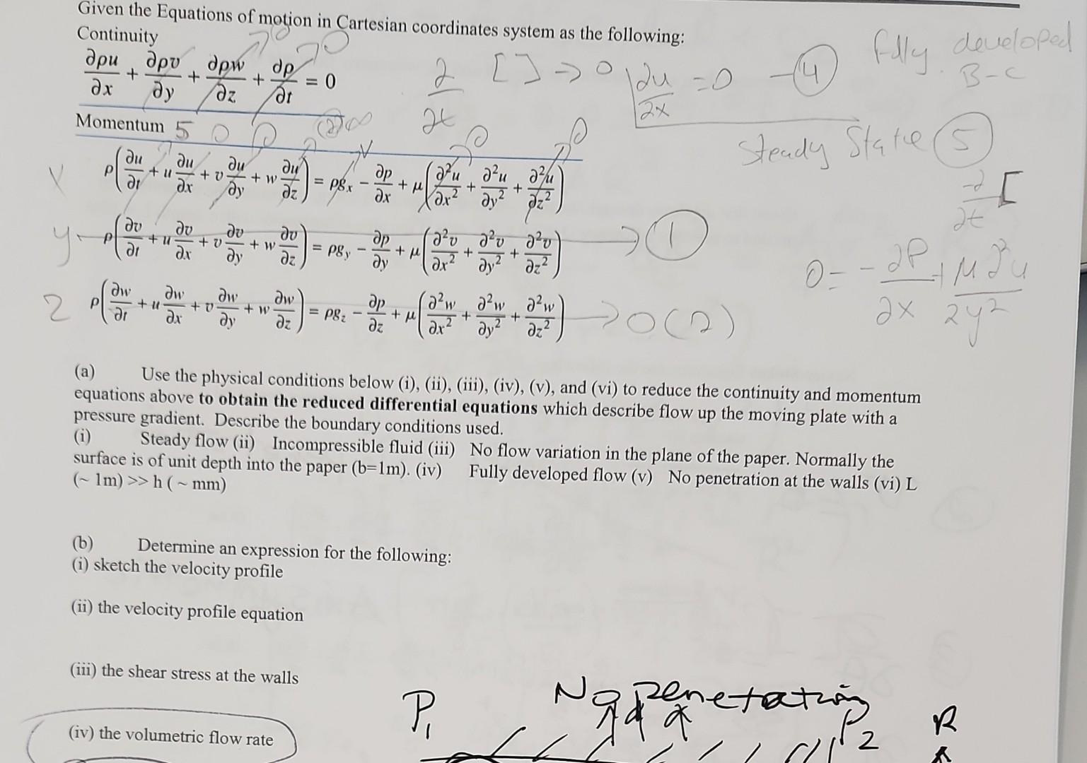 Solved Given the Equations of motion in Cartesian | Chegg.com