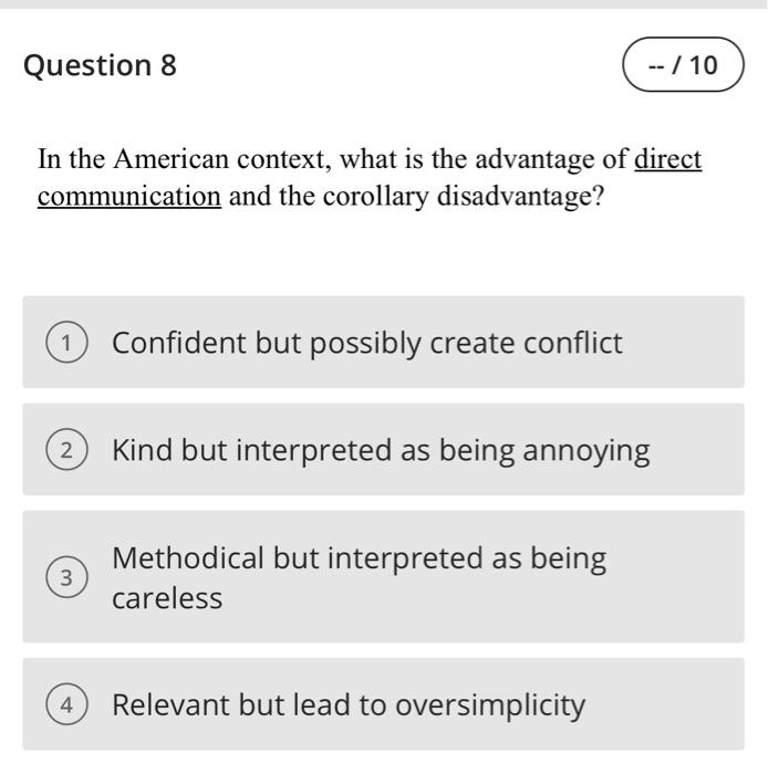 Solved Question 5 -- / 10 What is a conversational ritual? A | Chegg.com