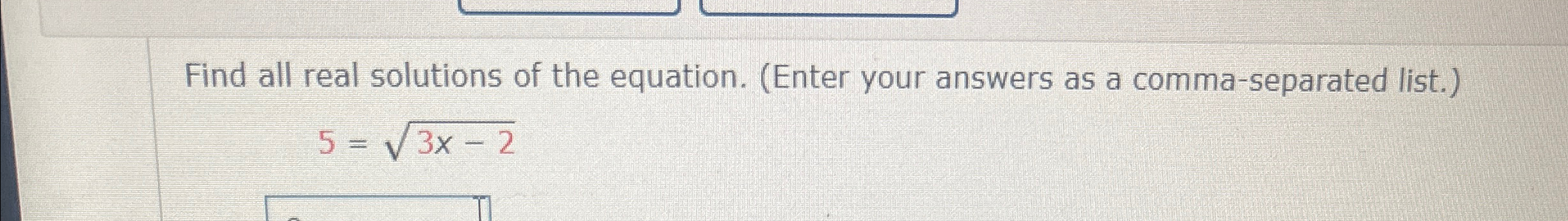 Solved Find all real solutions of the equation. (Enter your | Chegg.com
