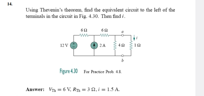 Solved Using Thevenin's theorem, find the equivalent circuit | Chegg.com
