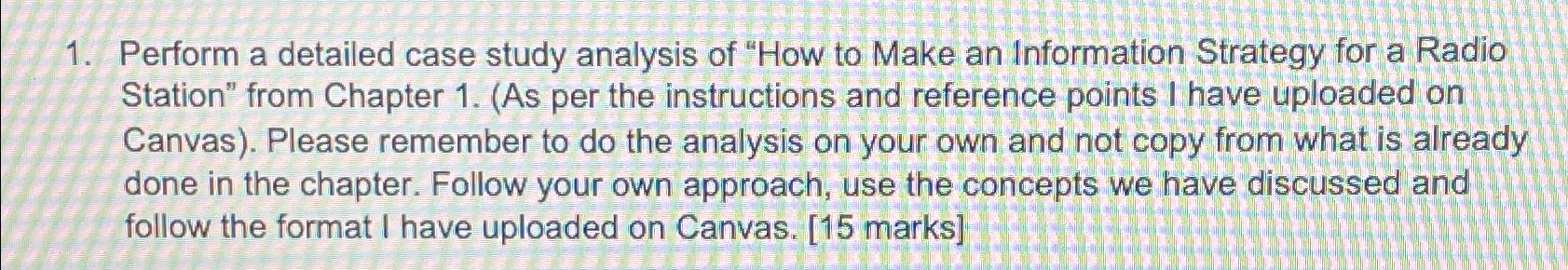 Solved Perform a detailed case study analysis of "How to | Chegg.com
