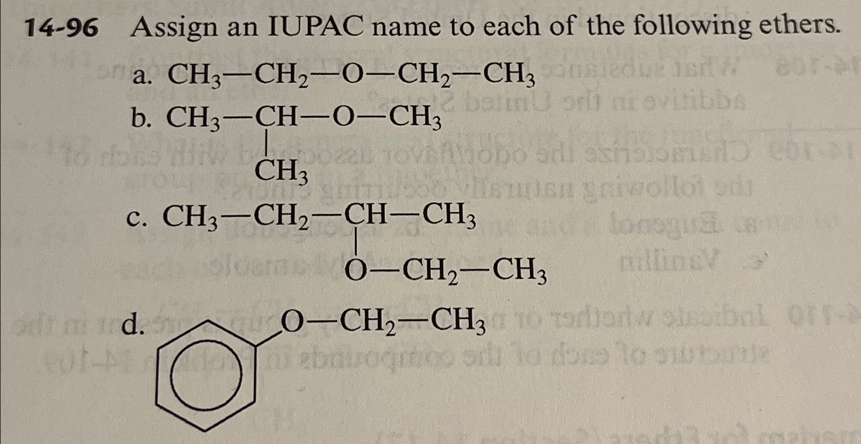 Solved 14-96 ﻿Assign an IUPAC name to each of the following | Chegg.com