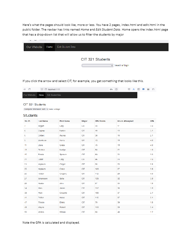 Solved The assignment here is to write an app using a | Chegg.com