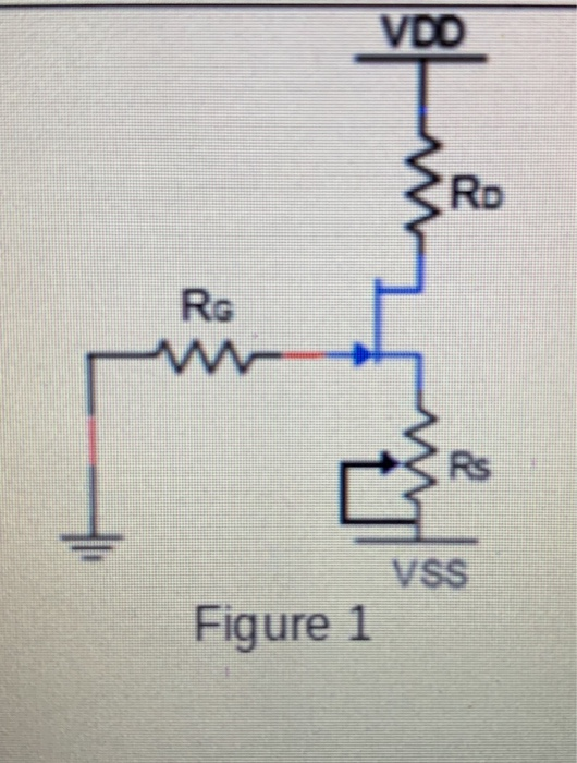 Solved VDO Ro Ro w Rs VSS Figure 1 5) Universal JFET Bias | Chegg.com