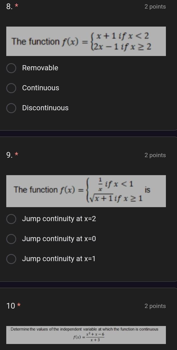 Solved Find the x-axis location of each discontinuity of | Chegg.com