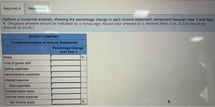 Solved Exercise 9-3A (Static) Horizontal and vertical | Chegg.com