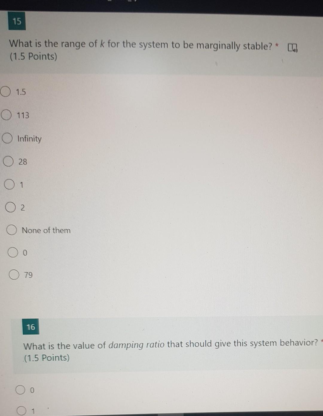 Solved For a negative unity feedback signal, the | Chegg.com