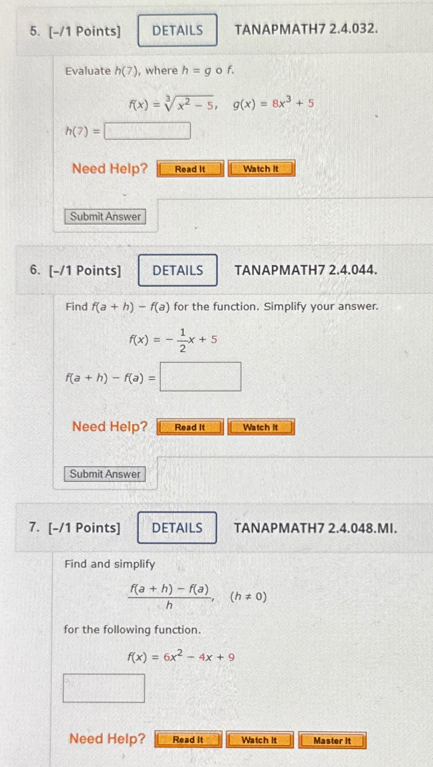 Solved Need help with questions 5-7 | Chegg.com
