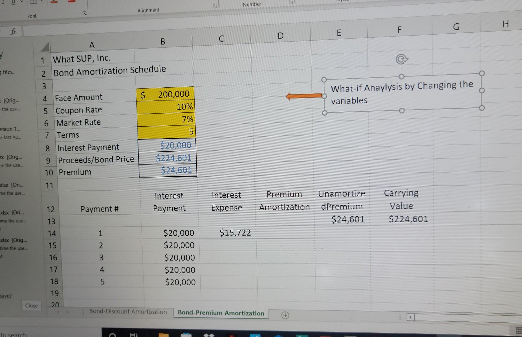 Solved My question was "How to do the Bond Amortization | Chegg.com
