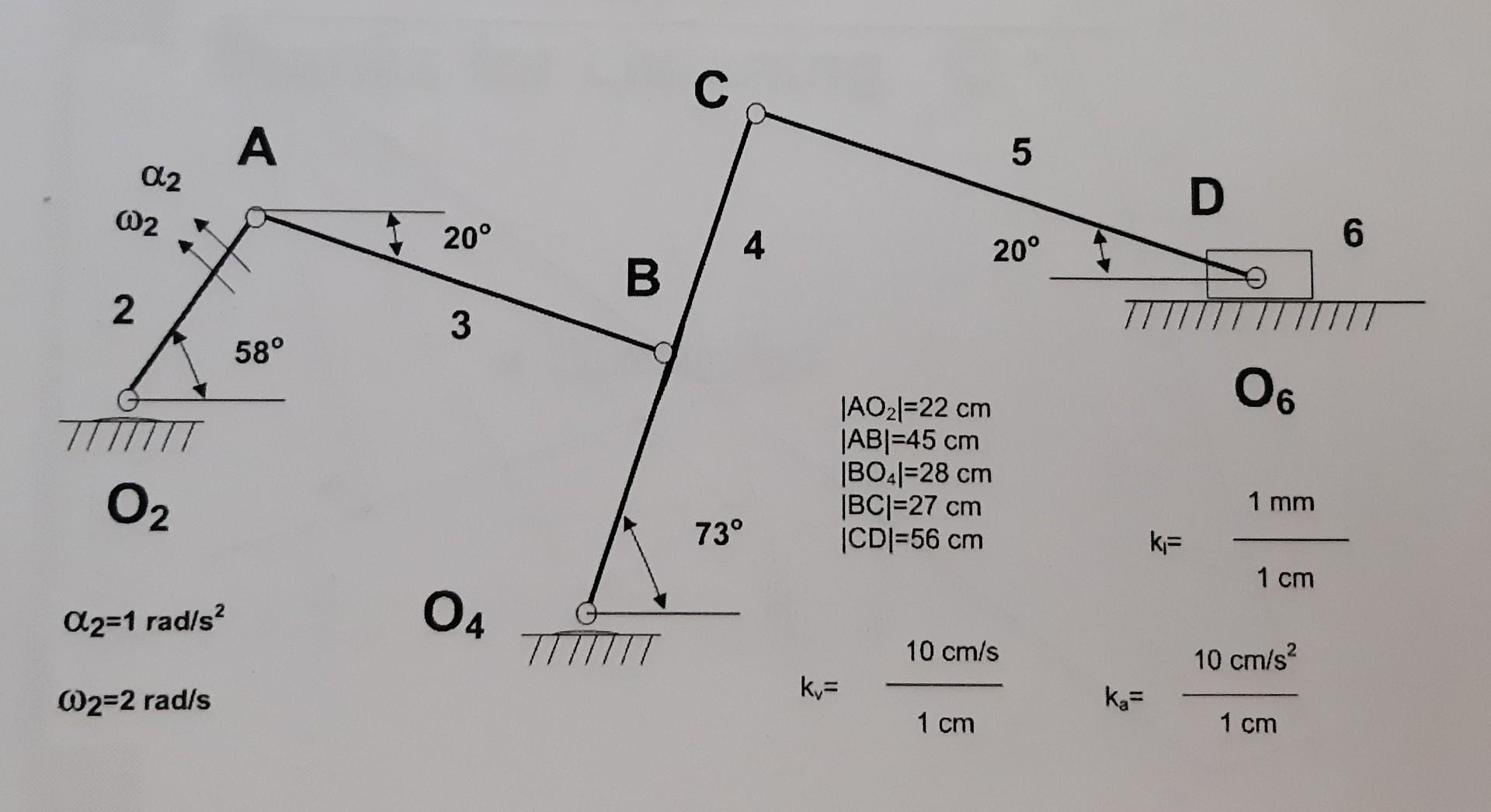 Solved For the mechanism given on RHS, the angular velocity | Chegg.com
