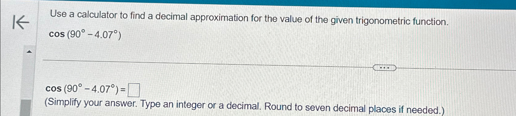 Solved Use a calculator to find a decimal approximation for | Chegg.com