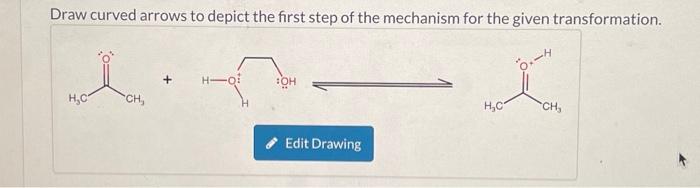 Solved Draw curved arrows for each step of the following | Chegg.com