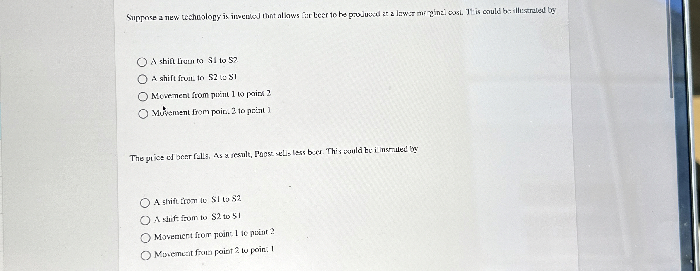 Solved Suppose a new technology is invented that allows for | Chegg.com