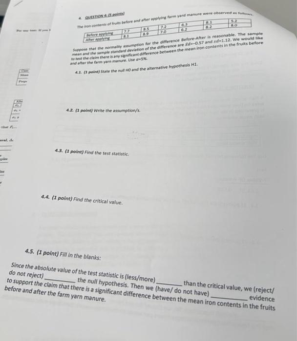 Solved Suppose that the normalicy assumption for the to teat | Chegg.com