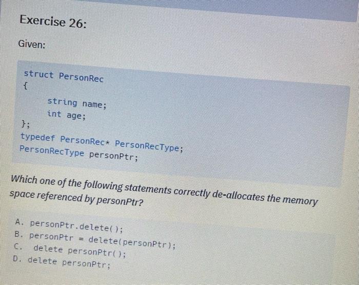 Solved Exercise 22: (Short Answer) Given the following code, | Chegg.com Solved Exercise 22: (Short Answer) Given the following code, | Chegg.com
