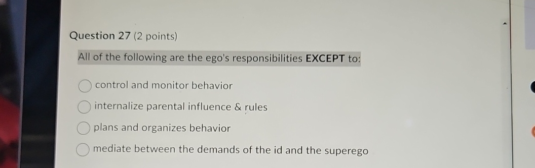 Solved Question 28 (2 ﻿points)According to Adler, life is | Chegg.com