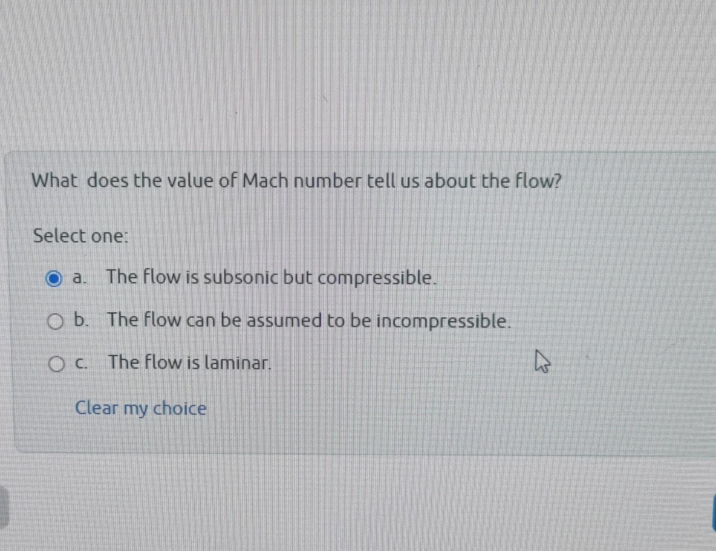Solved What does the value of Mach number tell us about the | Chegg.com